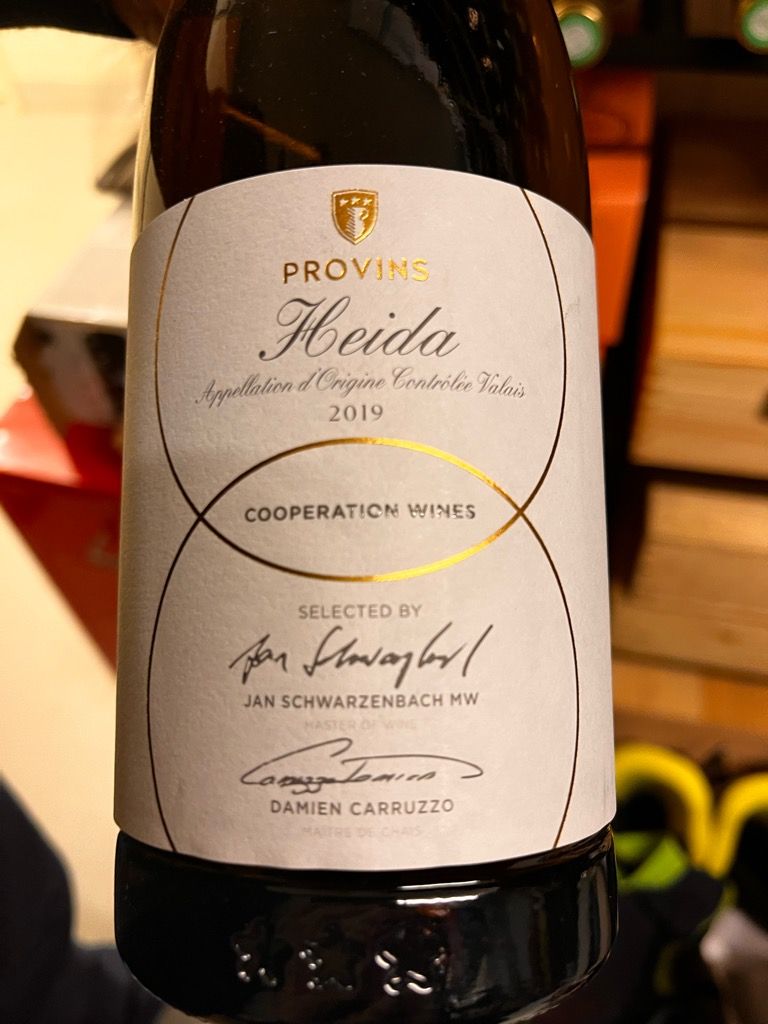 2019 Provins Heida Maitre de Chais, Switzerland, Valais - CellarTracker