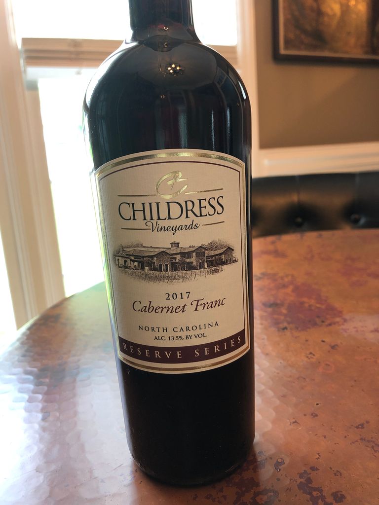 2017 Childress Vineyards Cabernet Franc Reserve Series, USA, North ...