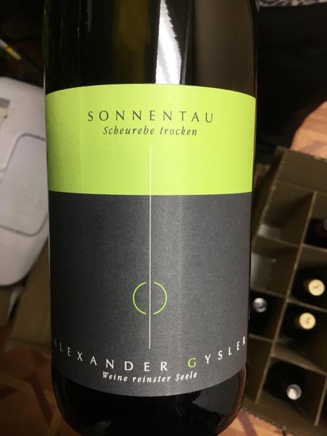 2013 Weingut Alexander Gysler Scheurebe trocken, Germany, Rheinhessen - CellarTracker