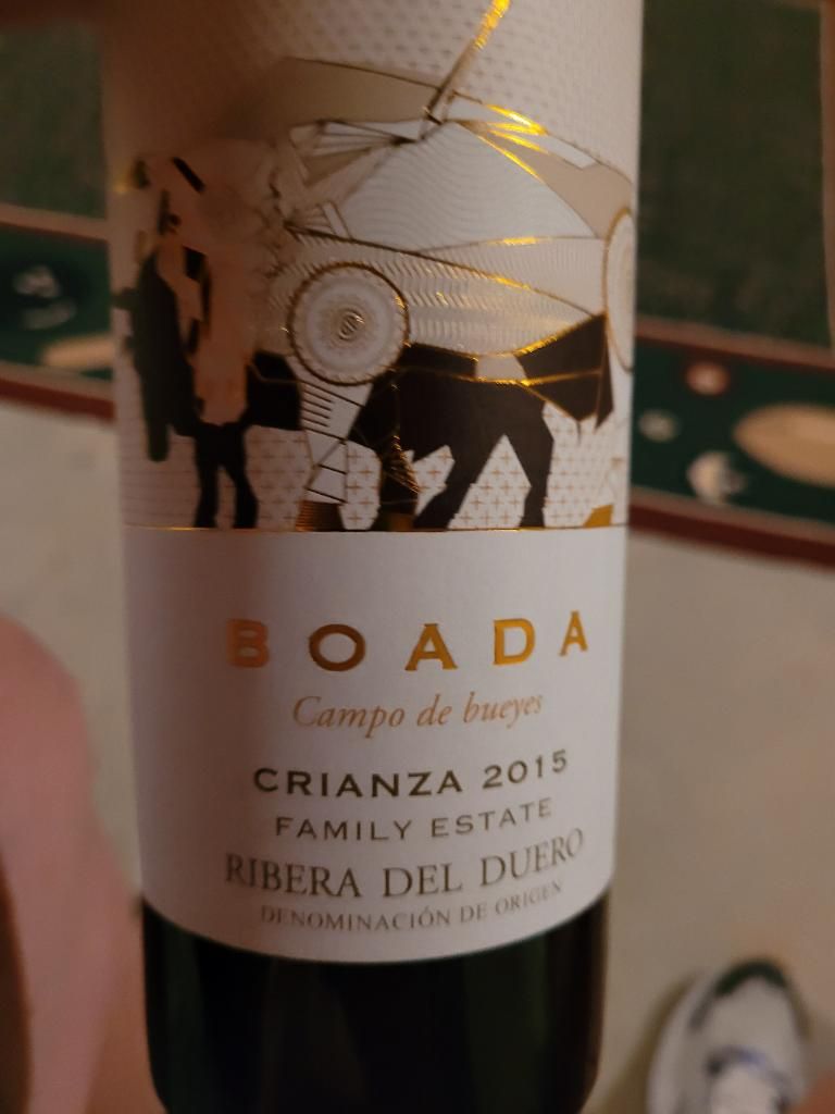 2015 Bodegas Boada Ribera del Duero Campo de Bueyes Crianza, Spain, Castilla y León, Ribera del ...