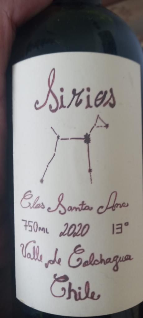 2020 Clos Santa Ana Sirios, Chile, Rapel Valley, Colchagua Valley ...