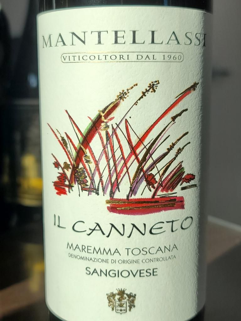 2021 Fratelli Mantellassi Sangiovese Maremma Toscana Il Canneto, Italy ...
