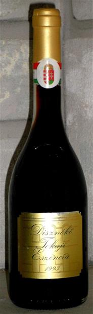 1993 Disznókő Tokaji Eszencia, Hungary, Tokaji - CellarTracker