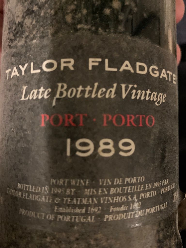 1989 Taylor (Fladgate) Porto Late Bottled Vintage, Portugal, Douro ...