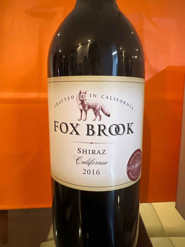 2017 Fox Brook Winery Shiraz, USA, California - CellarTracker