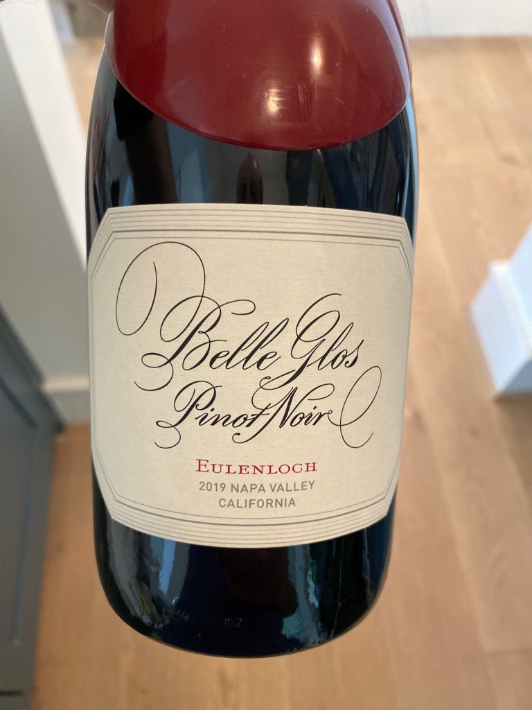 2019 Belle Glos Pinot Noir Eulenloch Napa Valley, USA, California, Napa ...