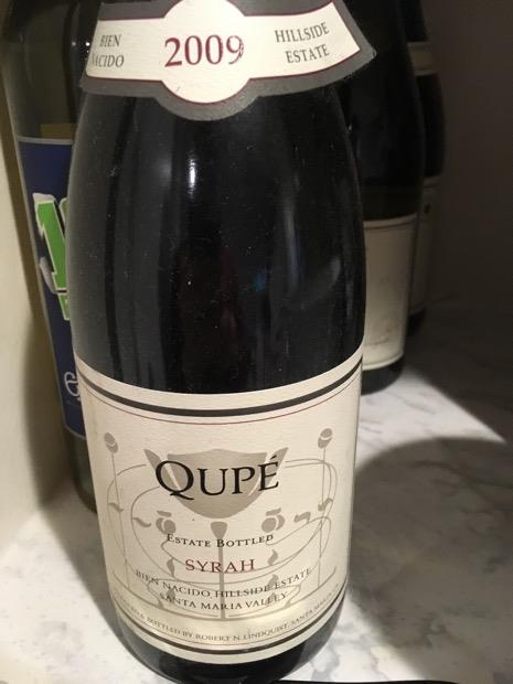 2009 Qupé Syrah Bien Nacido Hillside Estate, USA, California, Central ...