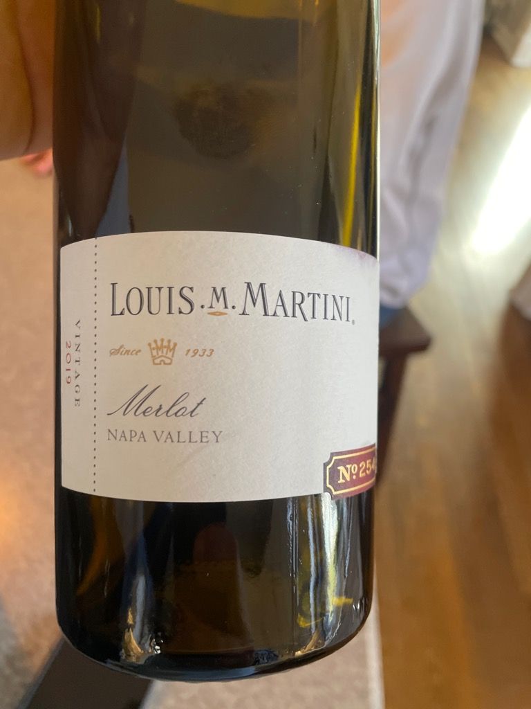 2020 Louis M. Martini Merlot, USA, California, Napa Valley - CellarTracker