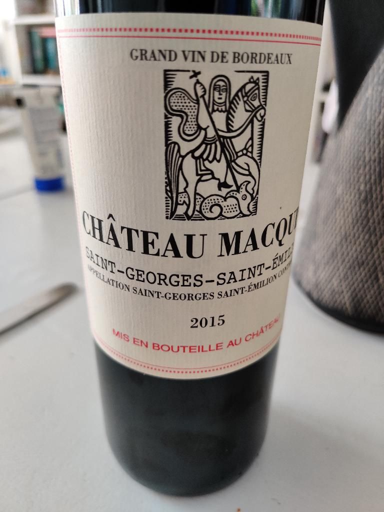 2014 Château Macquin St-Georges, France, Bordeaux, Libournais, St ...