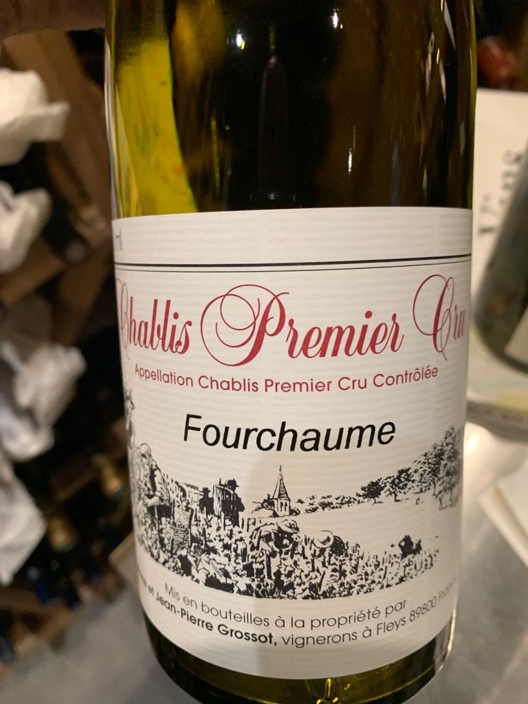 2008 Domaine Corinne et Jean Pierre Grossot Chablis 1er Cru Fourchaume ...