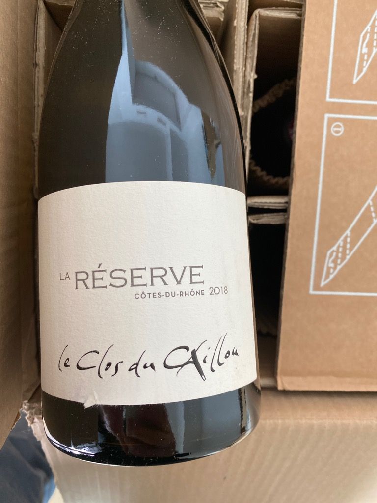 2021 Le Clos du Caillou Côtes du Rhône La Reserve Blanc, France, Rhône ...