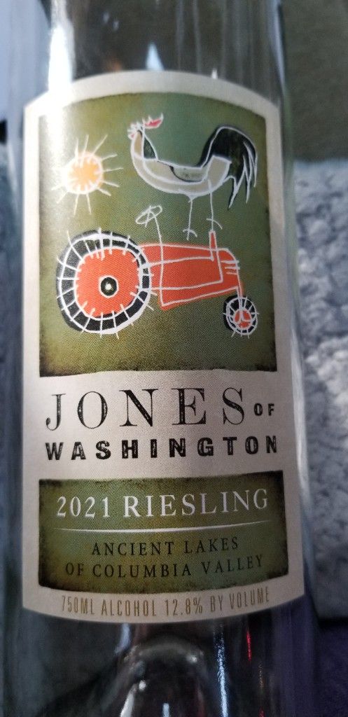 2022 Jones of Washington Riesling, USA, Washington, Columbia Valley ...