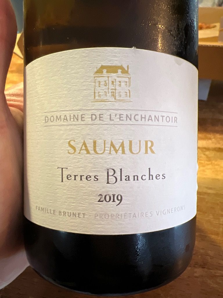 2021 Domaine de l'Enchantoir Saumur Blanc Terres Blanches, France ...