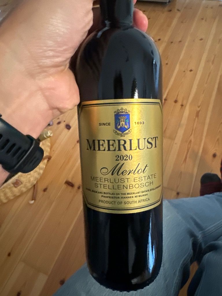 2020 Meerlust Merlot, South Africa, Coastal Region, Stellenbosch ...