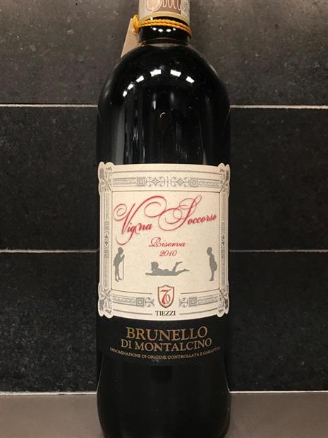 2010 Enzo Tiezzi Brunello di Montalcino Vigna Soccorso Riserva, Italy ...