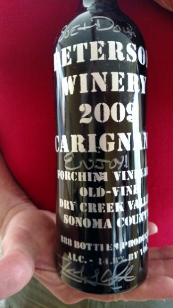 2010 Peterson Winery Old Vine Carignane Forchini Vineyard, USA ...