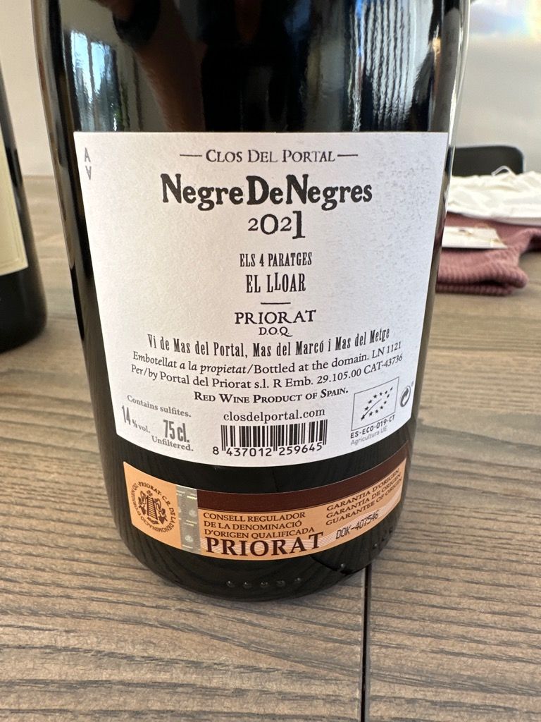 2021 Portal del Priorat Priorat Negre de Negres, Spain, Catalunya ...