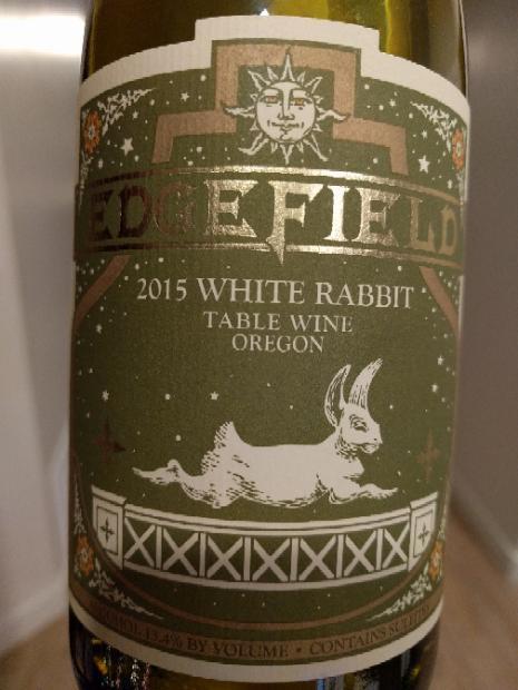 2012 Edgefield Winery White Rabbit, USA, Oregon/Washington - CellarTracker