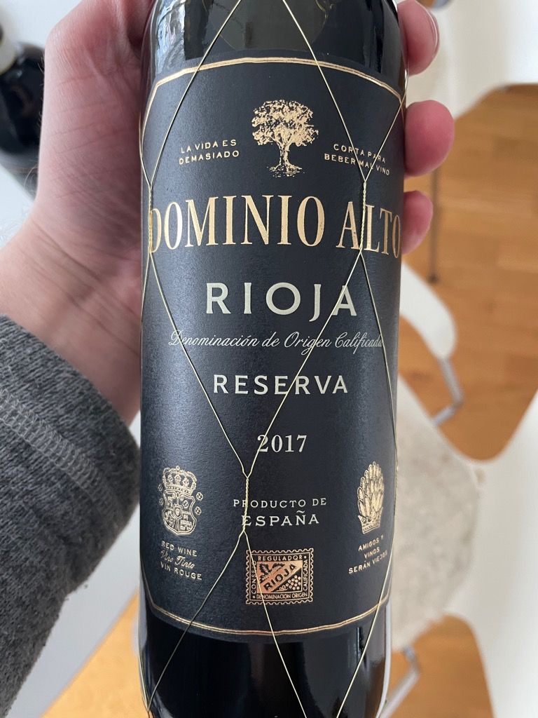 2017 Dominio Alto Rioja Gran Reserva, Spain, La Rioja, Rioja ...