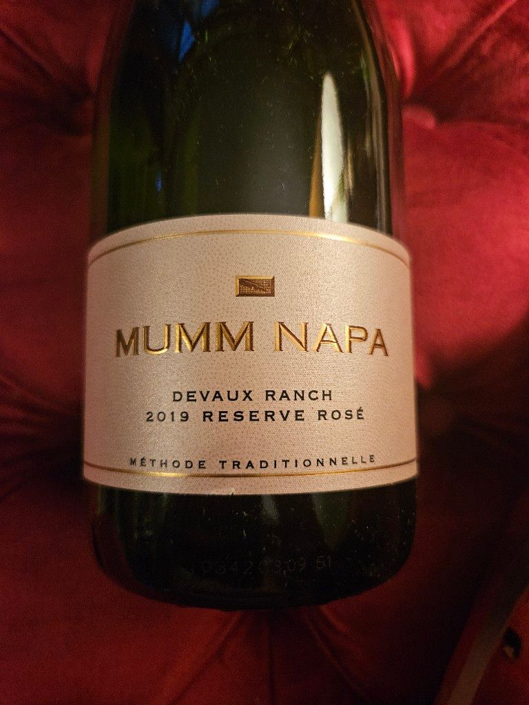 2019 Mumm Napa Devaux Ranch Reserve Rosé, USA, California, Napa Valley ...
