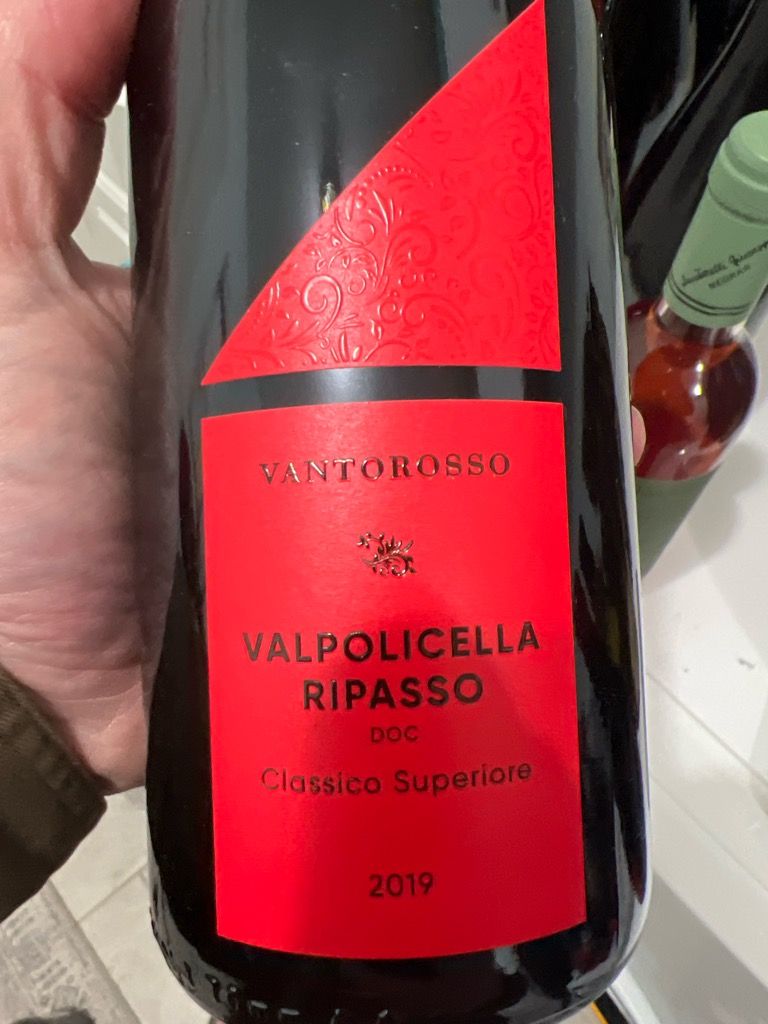2019 Vantorosso Ripasso della Valpolicella Classico Superiore, Italy, Veneto, Valpolicella ...