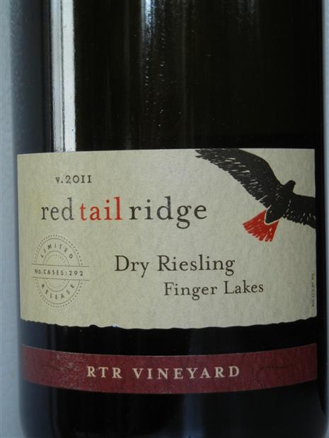 2010 Red Tail Ridge Winery Dry Riesling, USA, New York, Finger Lakes ...