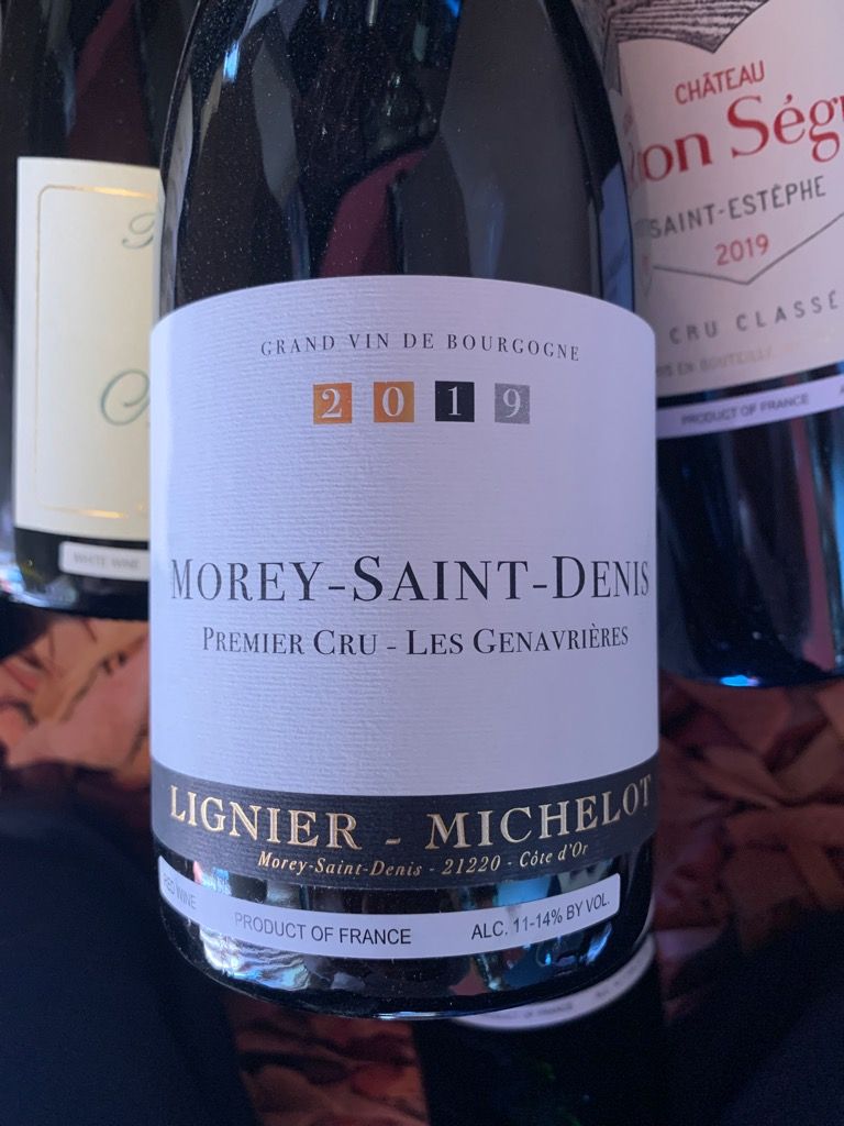 2020 Domaine Lignier-Michelot Morey St. Denis 1er Cru Les Genavrières ...
