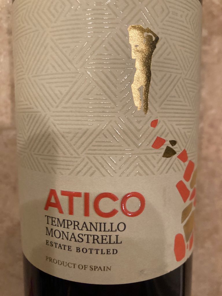 2019 Atico Tempranillo Monastrell, Spain, Valencia - CellarTracker