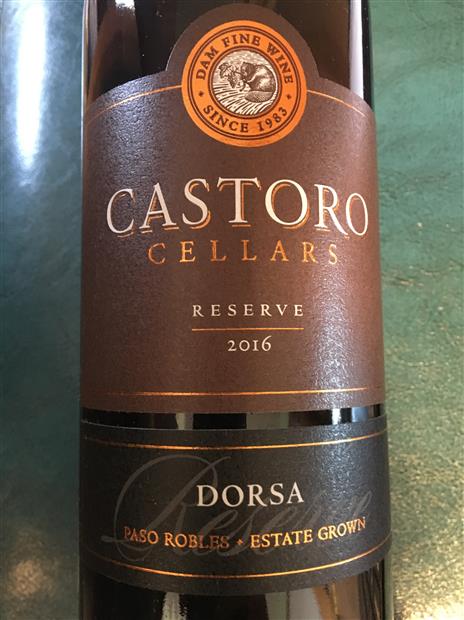 2019 Castoro Cellars Cabernet Dorsa, USA, California, Central Coast ...