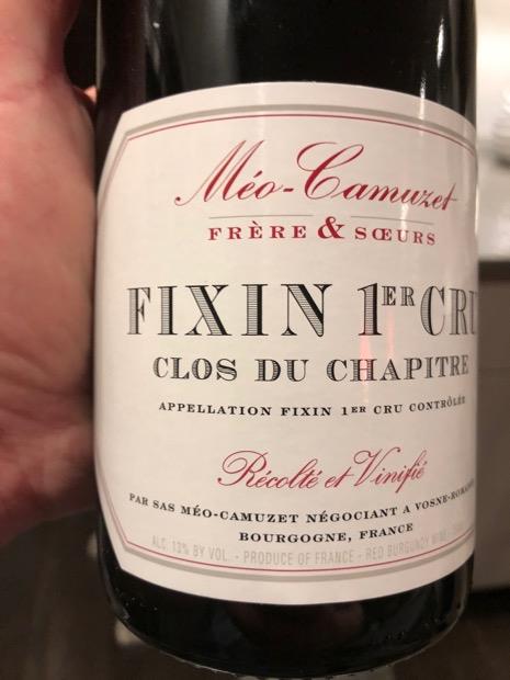 2013 Méo-Camuzet Frère et Sœurs Fixin 1er Cru Clos du Chapitre, France ...
