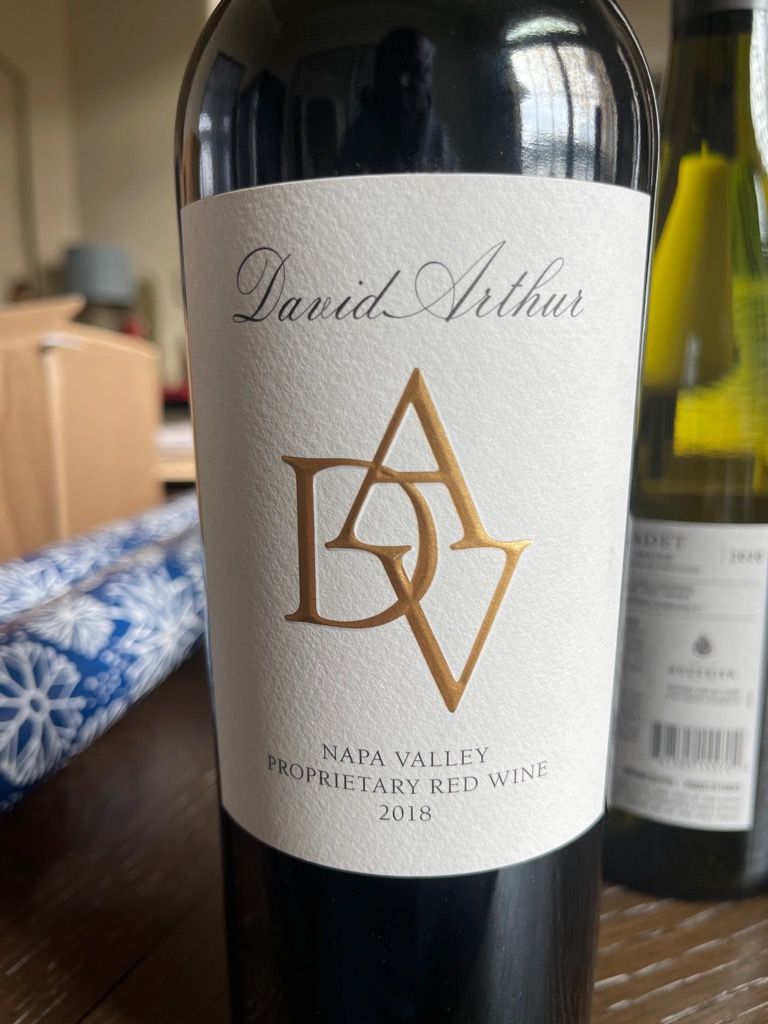 2018 David Arthur, USA, California, Napa Valley - CellarTracker