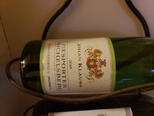 2001 Johan Klauss Piesporter Michelsberg Riesling, Germany, Mosel Saar ...
