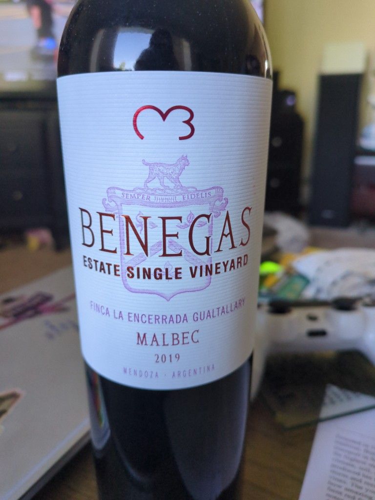 2020 Bodega Benegas Malbec La Encerrada Estate, Argentina, Mendoza - CellarTracker