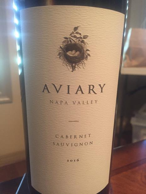 2016 Aviary Vineyards Cabernet Sauvignon, USA, California, Napa Valley ...