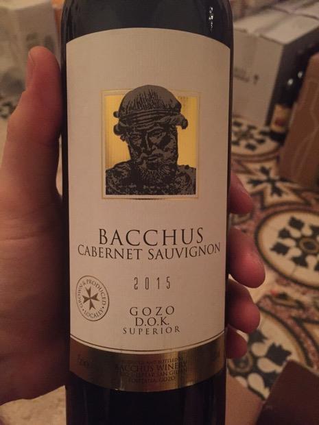 2015 Bacchus Winery Cabernet Sauvignon La Citadelle, Malta, DOK Gozo ...