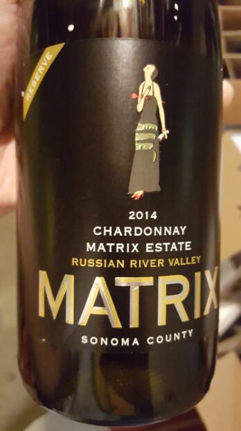 2017 Matrix Chardonnay Estate, USA, California, Sonoma County, Russian ...
