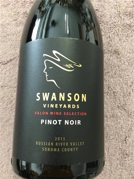 2015 Swanson Pinot Noir Salon Selection Swanson Vineyards, USA ...