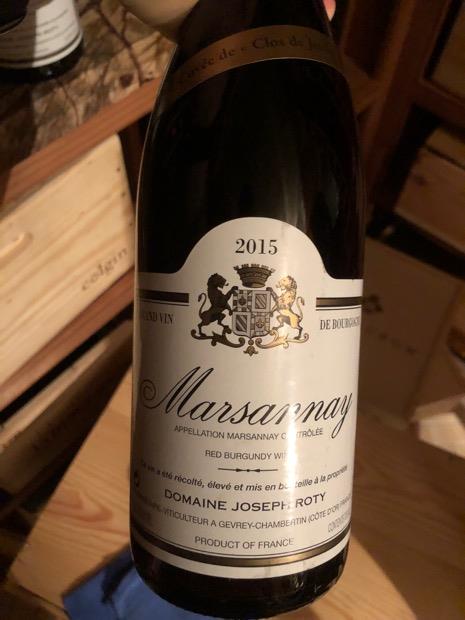 2016 Domaine Joseph Roty Marsannay Le Clos de Jeu, France, Burgundy ...