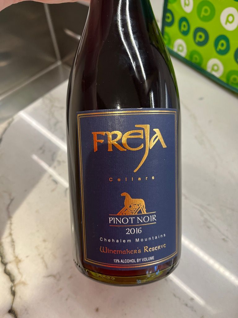 2016 Freja Pinot Noir, USA, Oregon, Willamette Valley - CellarTracker