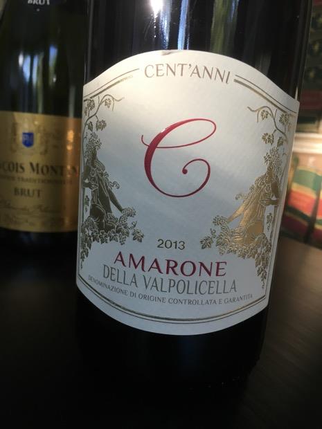2013 Cent'anni Vineyards Amarone della Valpolicella Amarone Cielo e ...
