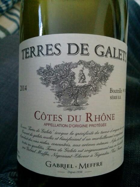 2007 Gabriel Meffre Côtes du Rhône Terres de Galets, France, Rhône ...