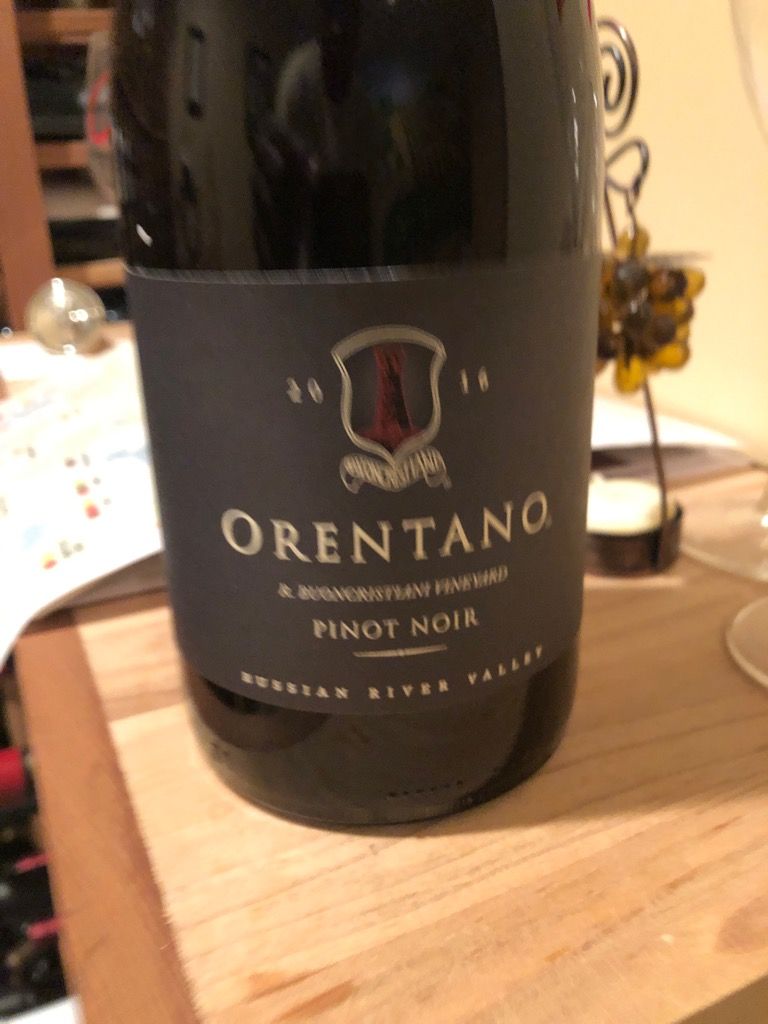 2010 Orentano Pinot Noir R. Buoncristiani, USA, California, Sonoma ...
