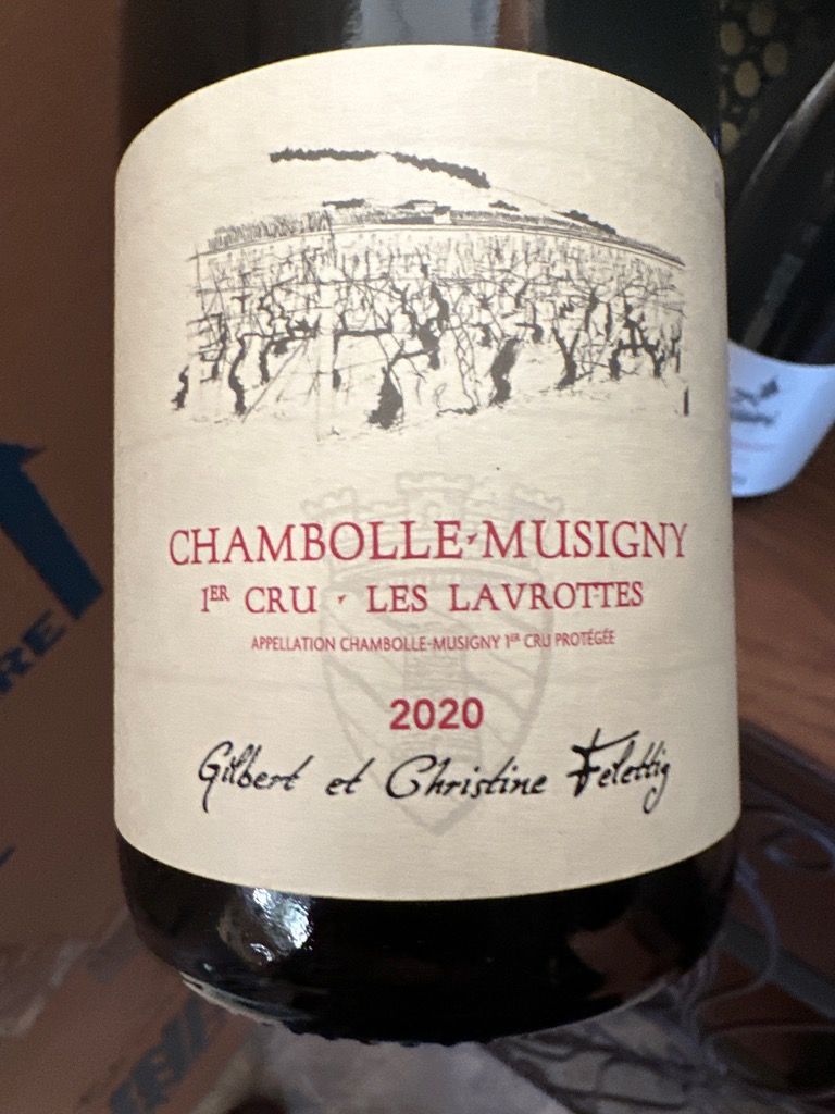 2020 Gilbert et Christine Felettig Chambolle-Musigny 1er Cru Les ...