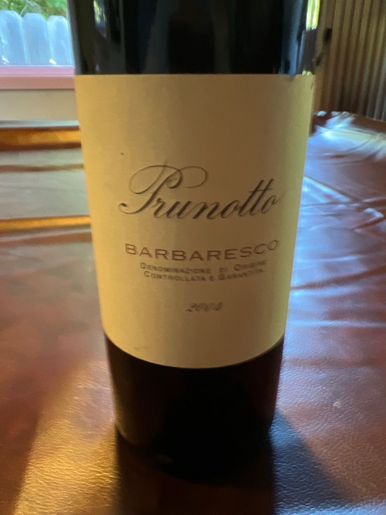 2004 Prunotto Barbaresco, Italy, Piedmont, Langhe, Barbaresco ...