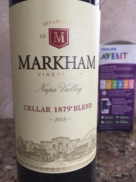 2015 Markham Cellar 1879 Blend, USA, California, Napa Valley ...