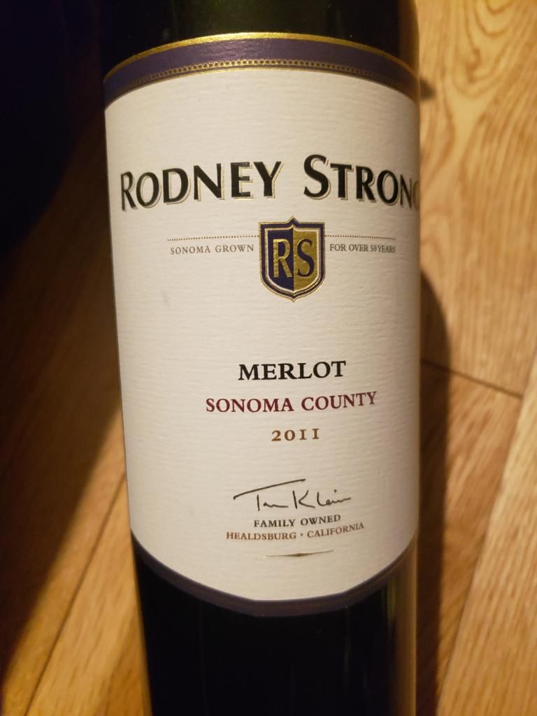 2011 Rodney Strong Merlot Sonoma County, USA, California, Sonoma County ...