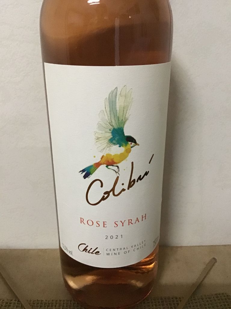2021 BVDA Syrah Colibri, Chile, Central Valley - CellarTracker