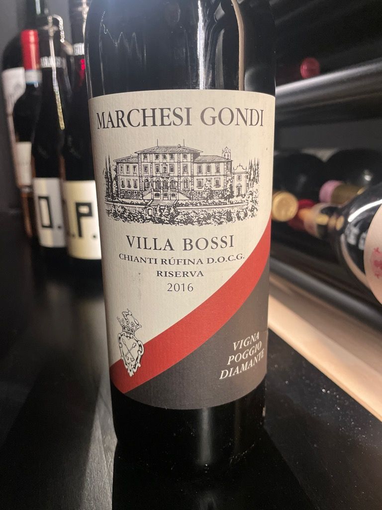 2018 Marchesi Gondi Chianti Rùfina Riserva Villa Bossi, Italy, Tuscany ...