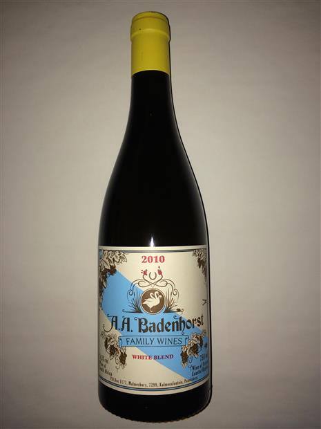2010 Badenhorst Family Wines White Blend, South Africa, Coastal Region ...