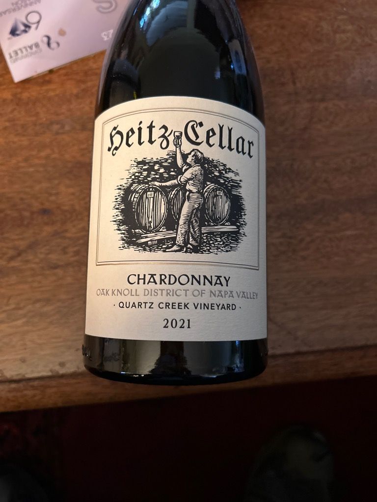 2021 Heitz Cellar Chardonnay Quartz Creek, USA, California, Napa Valley, Oak Knoll District ...